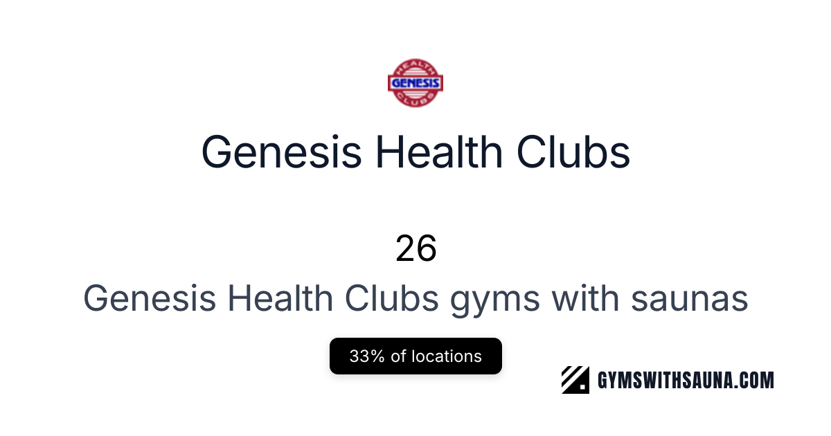 Genesis Health Clubs Locations with Saunas – Find a Club
