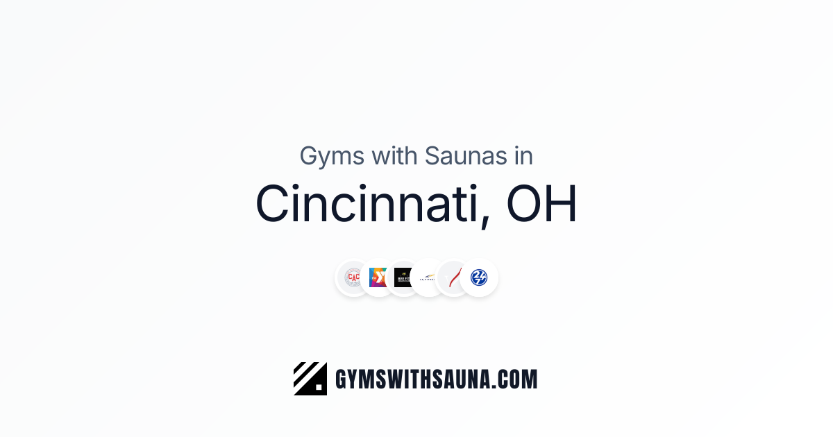 15 Gyms with Saunas in Cincinnati, OH | Dry Sauna, Infrared Sauna ...