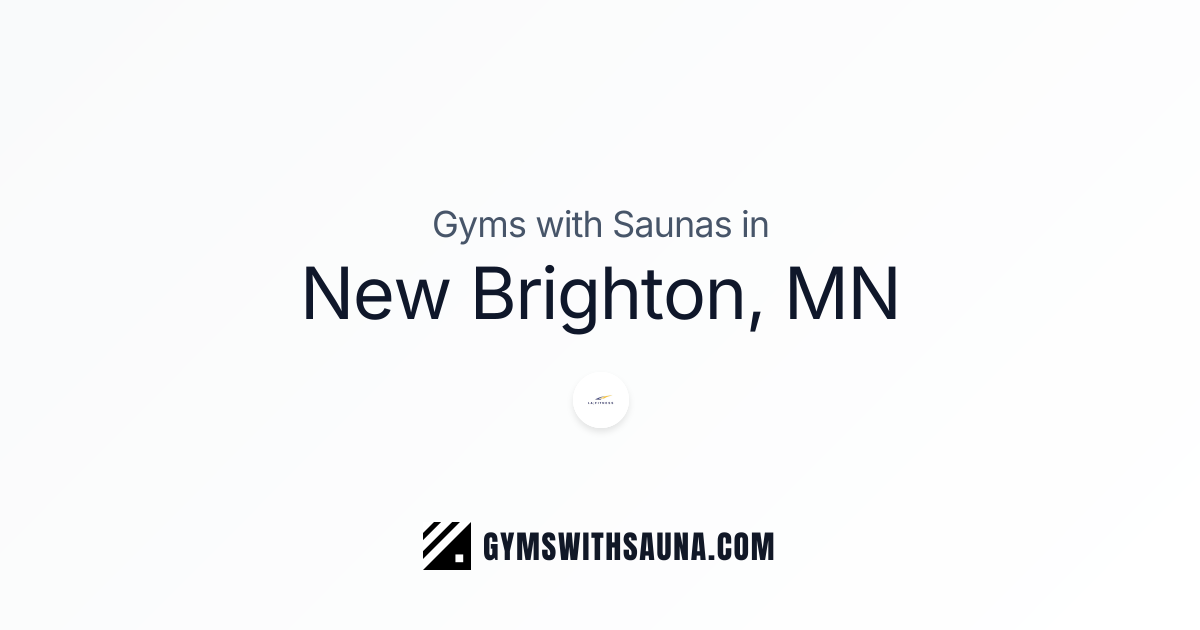 1 Gym with Saunas in New Brighton, MN | Dry Sauna