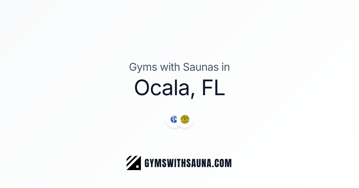 5 Gyms with Saunas in Ocala, FL | Dry Sauna, Infrared Sauna